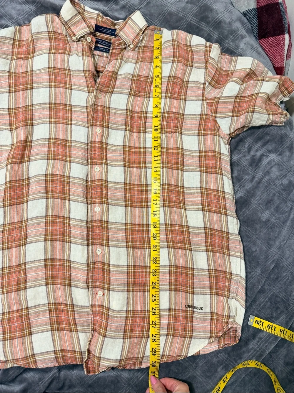 Daniel Cremieux | Shirts | Daniel Cremieux Mens Large 0 Linen Button ...